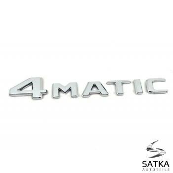 SATKA Autoteile - 4Matic Schriftzug für Mercedes Typenschild Aufkleber ...